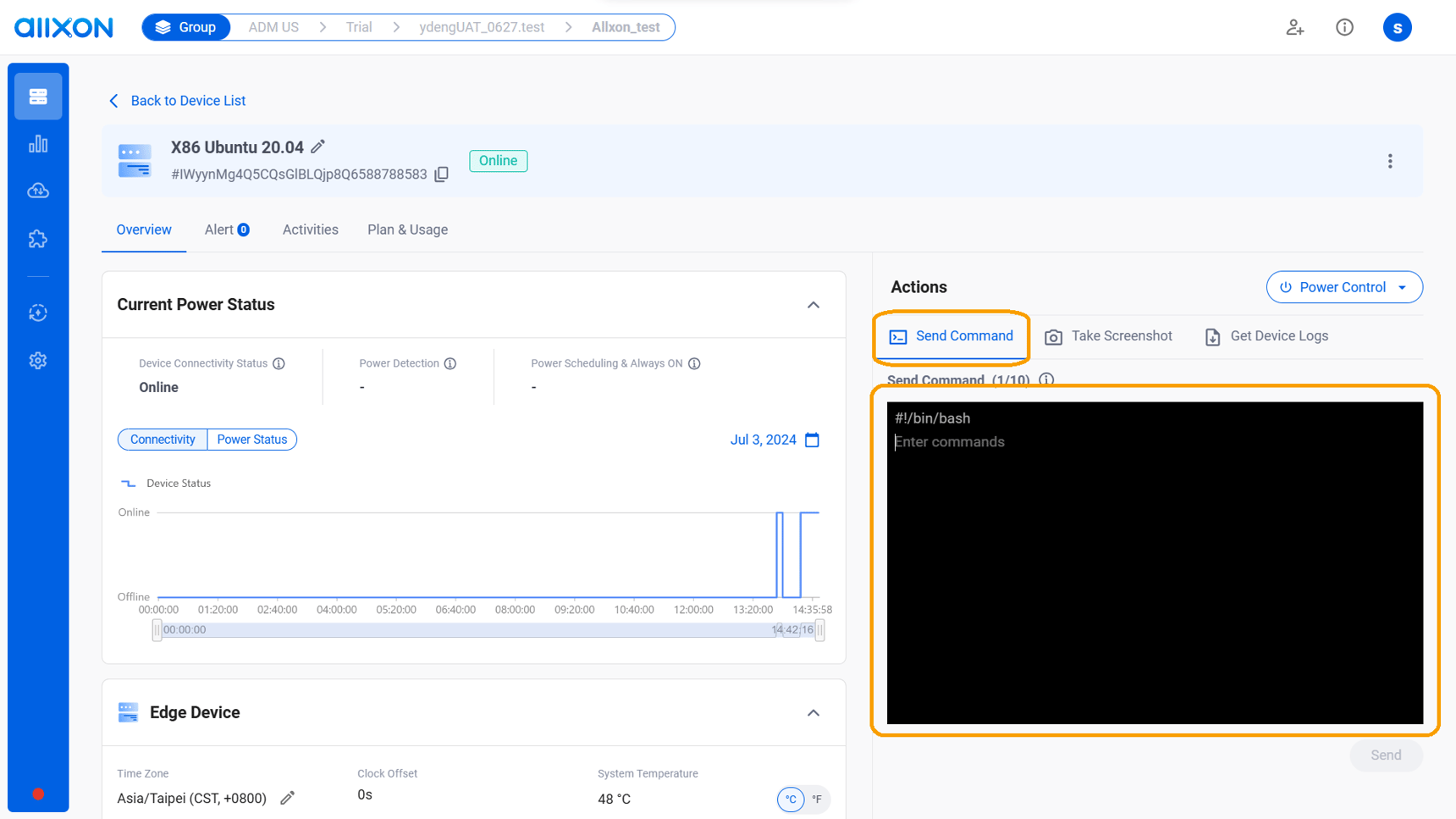 How to update Allxon Agent
